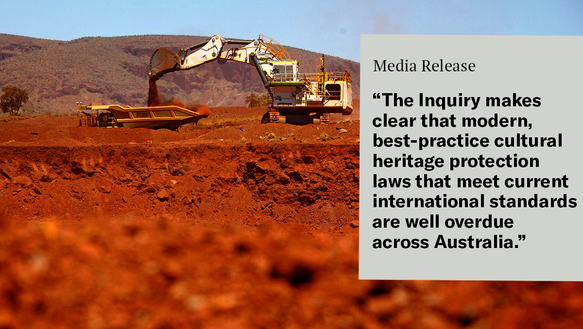 Juukan Gorge Caves Inquiry - time for best practice cultural heritage ...